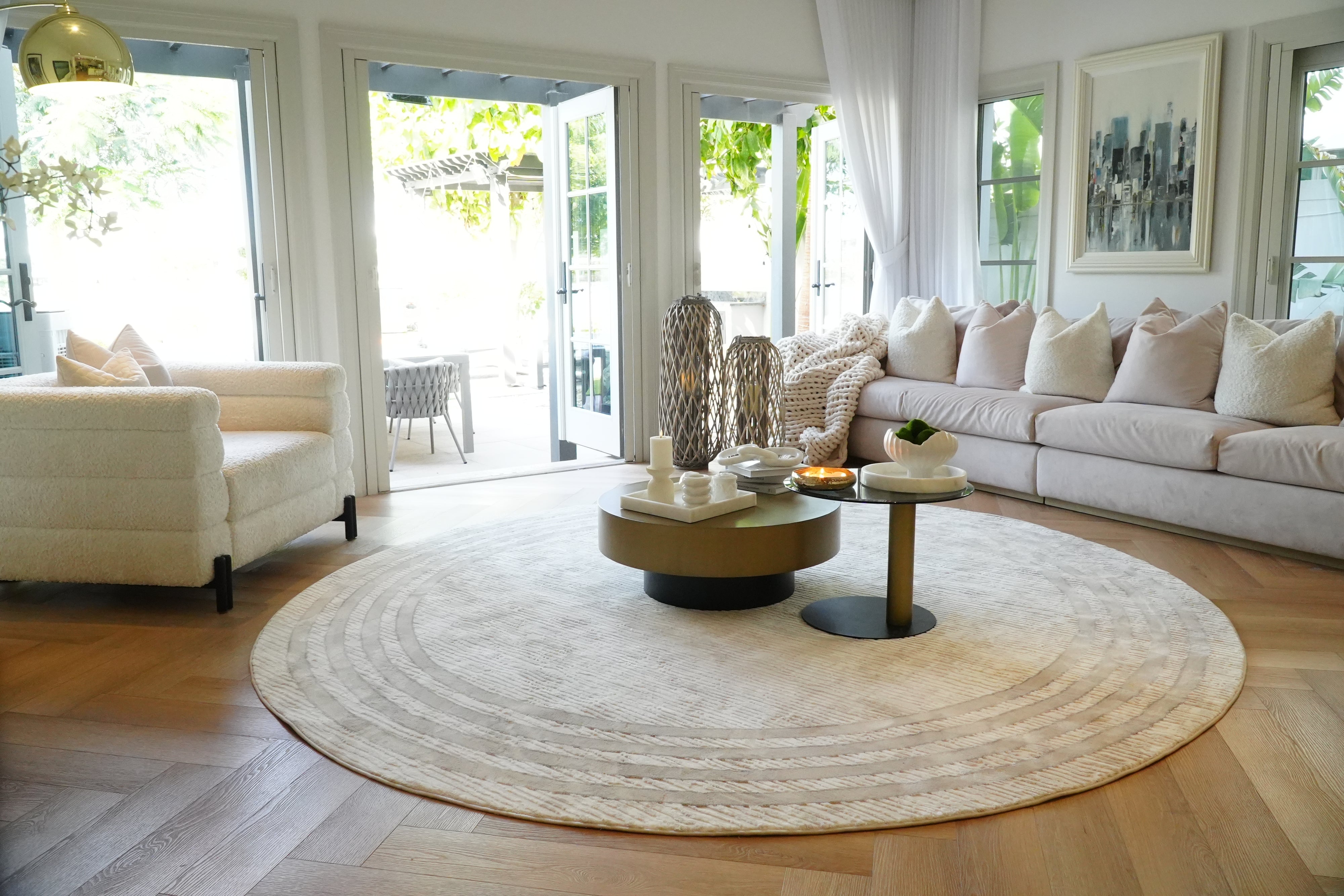 Buy Extra Large Cream Rugs for Living Rooms in UK - London Rug Company